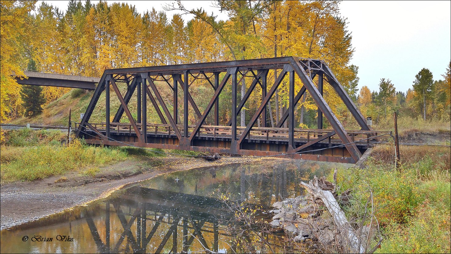 Brian Vike’s British Columbia Photographs: Fall CN Railway Bridge Over ...