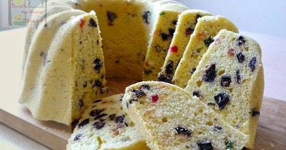 Citra's Home Diary: Steamed Fruits Sponge Cake / Steamed fruitcake
