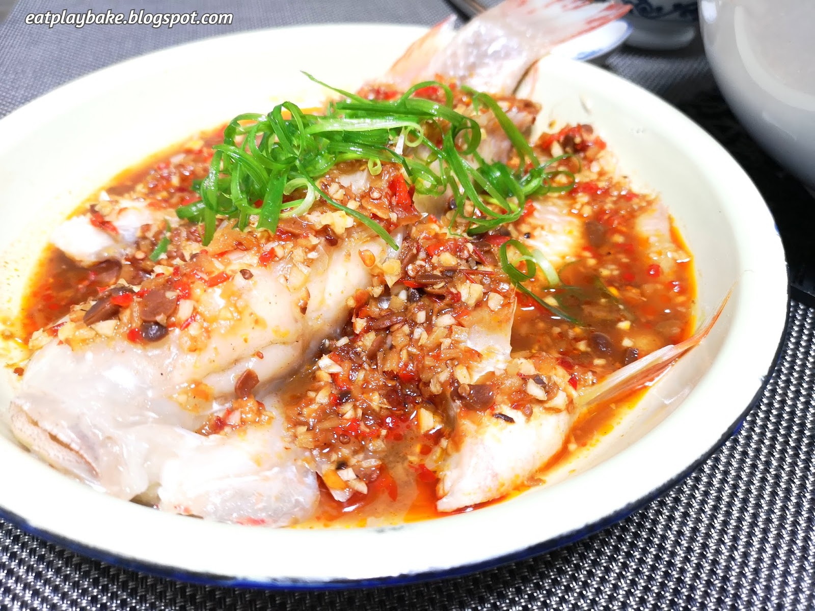 猫兒的天空 Eat.Play.Bake: 酱蒸金凤鱼 Steamed Tilapia with Spicy Taucu Sauce ...