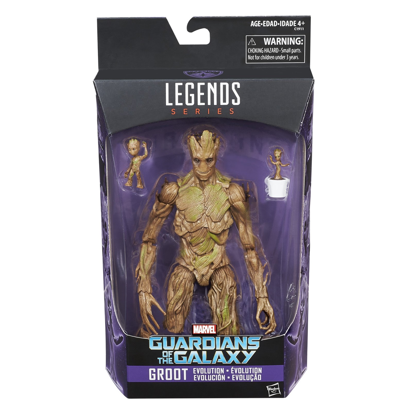 Marvel Legends Guardians of the Galaxy Groot Evolution Pack (Hasbro)