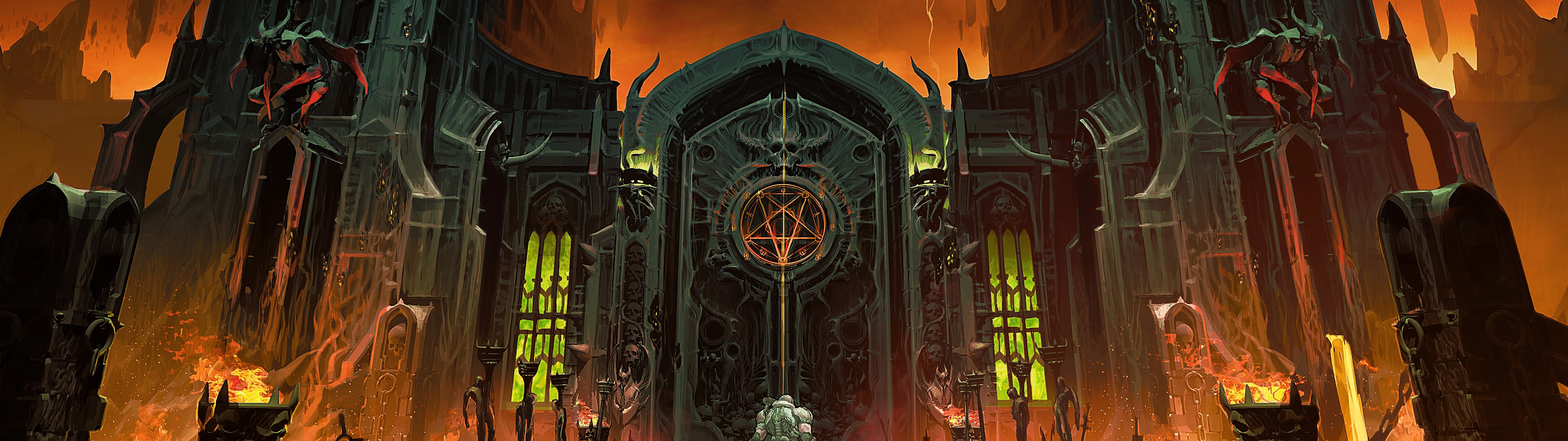 Doom Eternal, Doomguy, Hells Gate, 8K, #31 Wallpaper