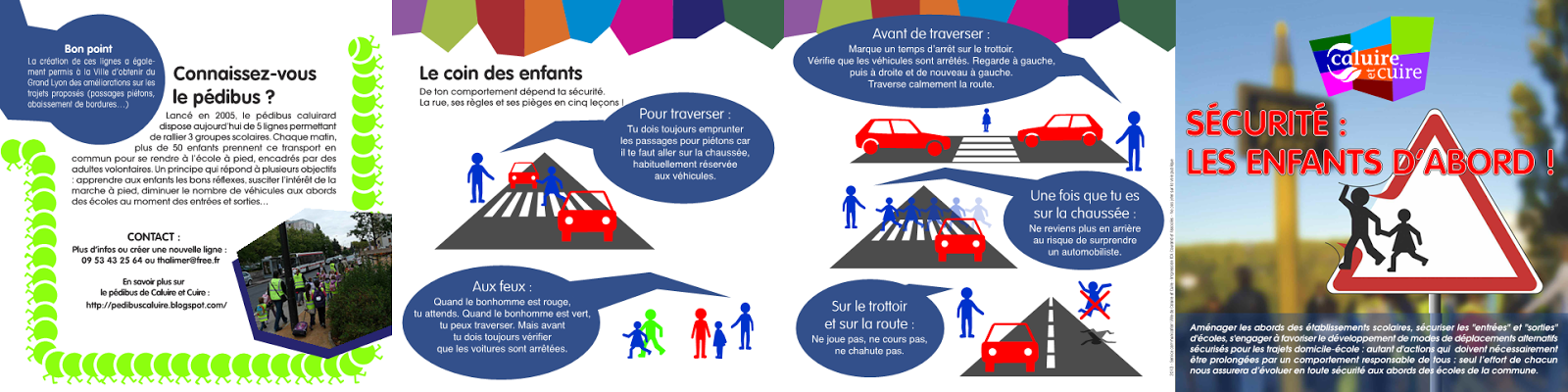 PEDIBUS A CALUIRE ET CUIRE: SECURITE : les enfants d'abord