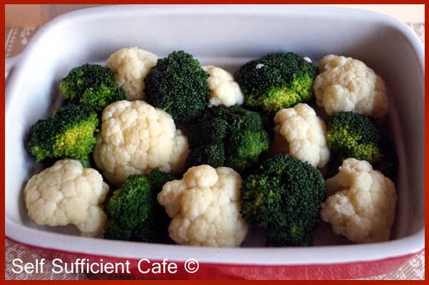 Self Sufficient Cafe: Suma Bloggers Network - Broccoli & Cauliflower Mornay