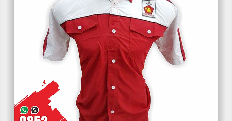 Toko 86 Advertising: BAJU PARTAI GERINDRA TERBARU