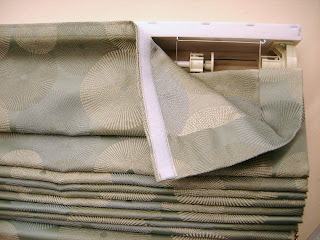 Thoughts and ideas: A removable Roman shade