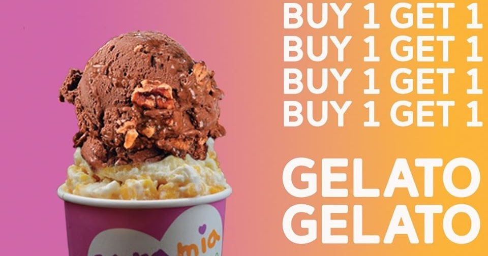 Manila Shopper: Cara Mia Buy1 Get1 Gelato Promo: July 2020