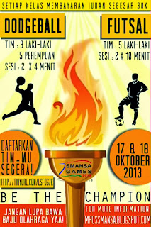 AYO Meriahkan Smansa Games 2013 dengan Partisipasimu! :)