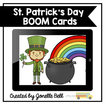 A Place Called Kindergarten: St. Patrick's Day Boom Cards