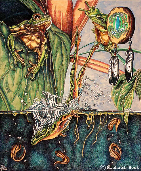 ART-VISIONS - MICHAEL & BARBEL HOET - VISUAL ARTISTS : Frog Clan ...