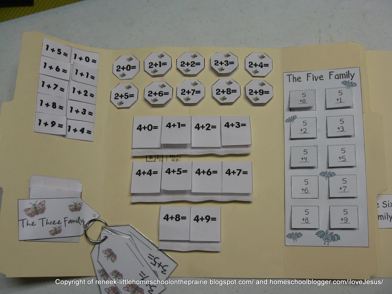 Little Homeschool on the Prairie: Addition Lapbook