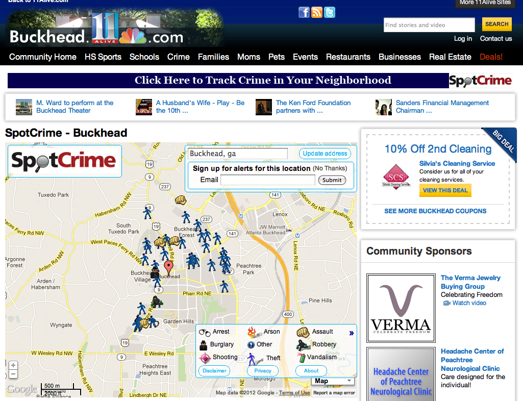 Why Spotcrime Works Spotcrime The Publics Crime Map