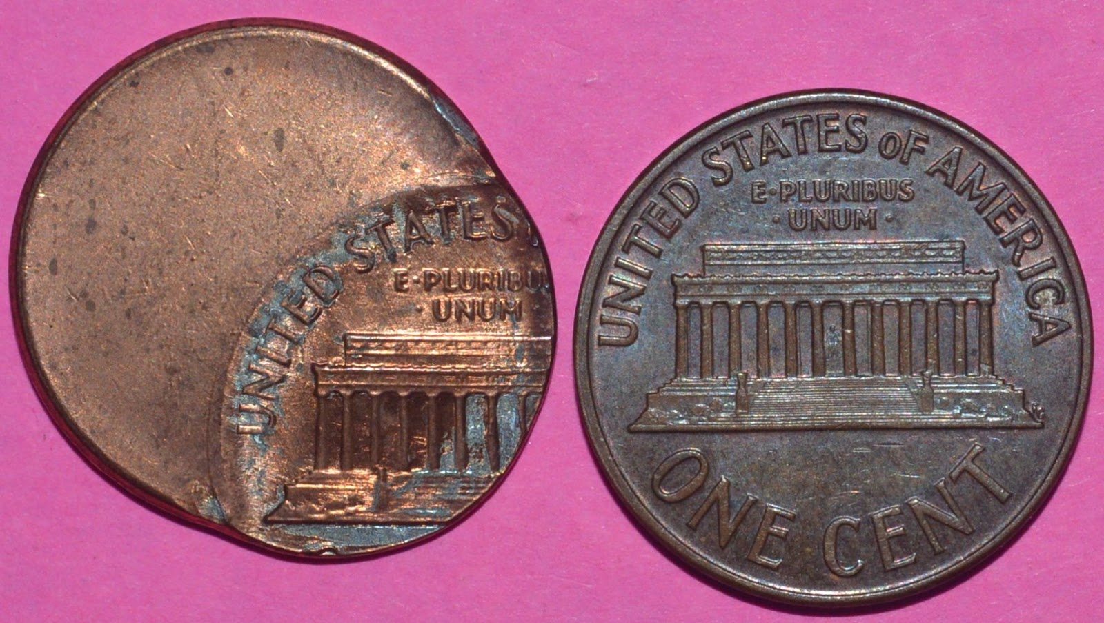 Galeri Sha Banknote: OFF CENTER ERROR ONE CENT USA 1961