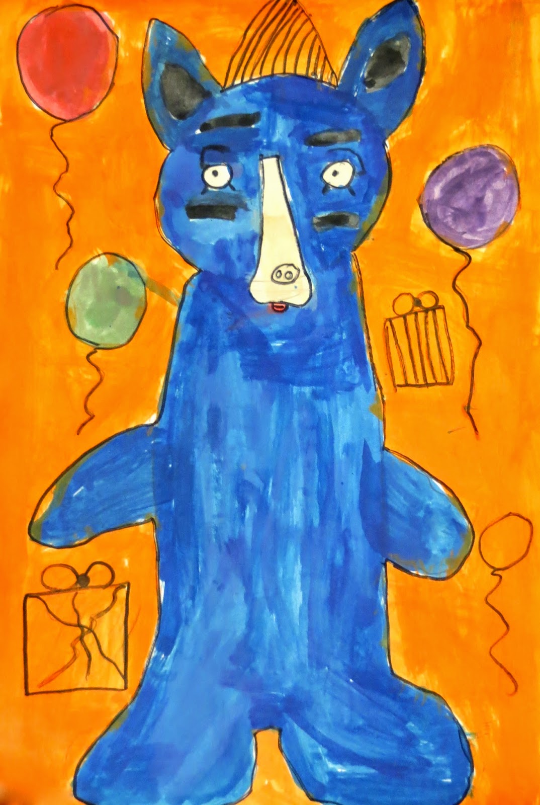 The Creative License: Inspired by George Rodrigue: Blue Dog Paintings