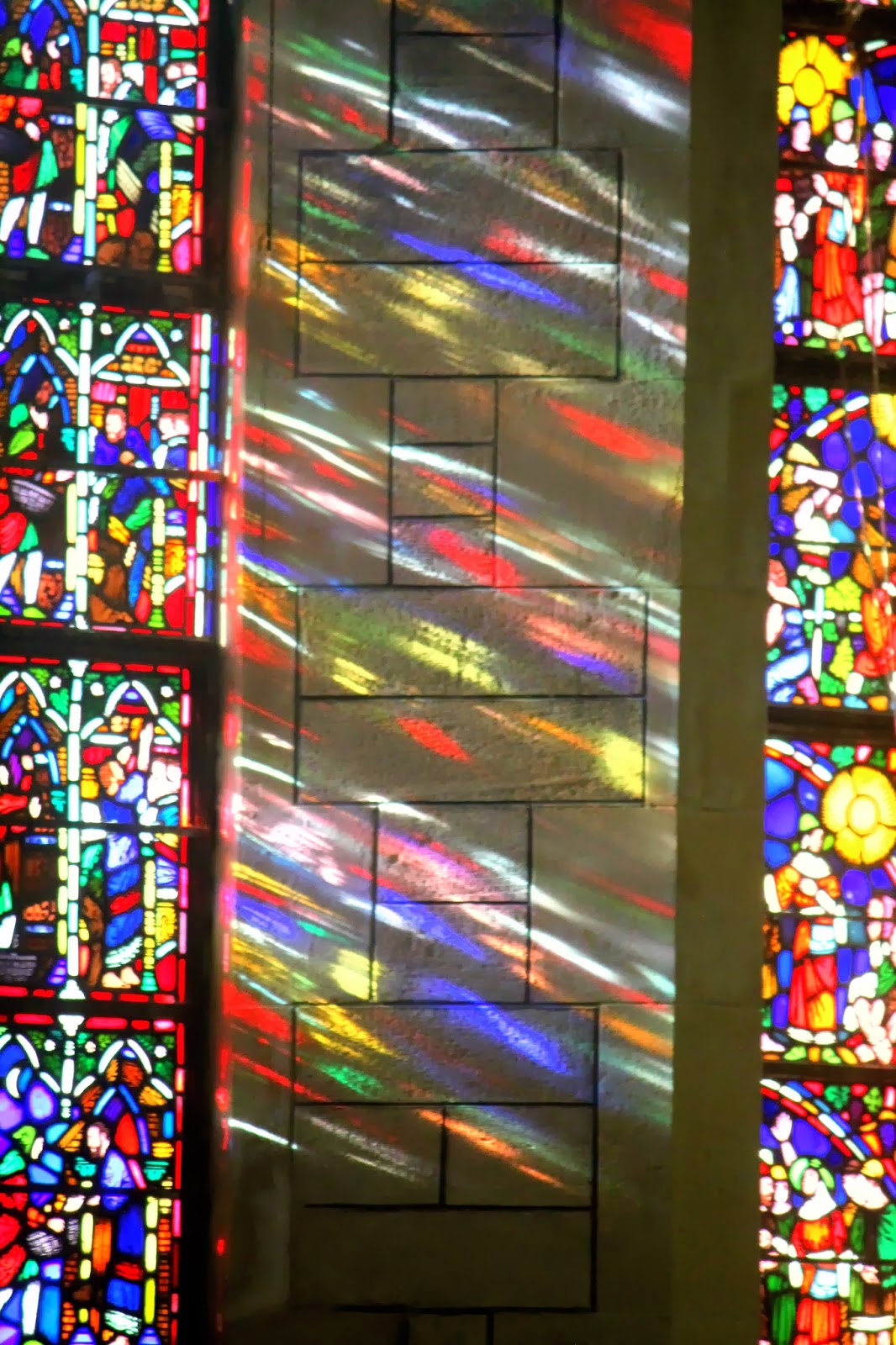 so Beauty is art: Stained glass shadows