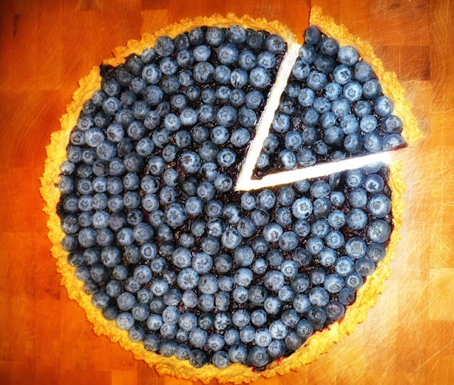 The Urban Gatherer: BLUE: Star Berries - July is National Blueberry Month!