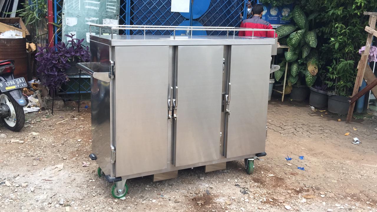 TROLLEY STAINLESS & TROLLEY BESI DI JAYA STAINLESS “BISA CUSTOM DESAIN”