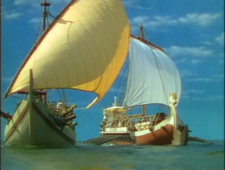 model ships in the cinema: Sinbad the Sailor 1947