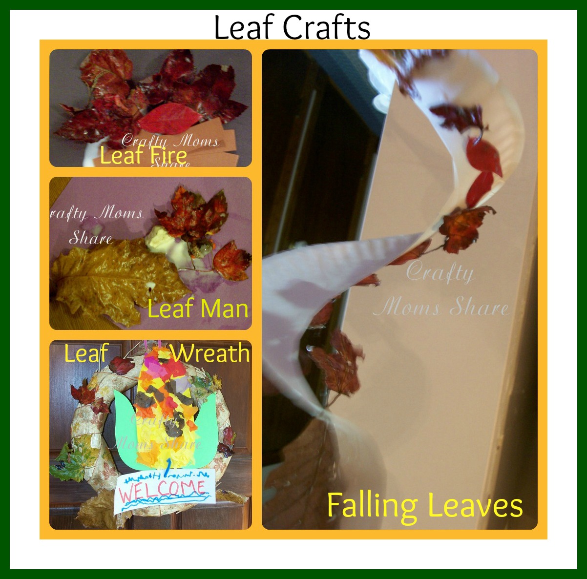 Crafty Moms Share: Nature Walk = Leaf Crafts Galore!