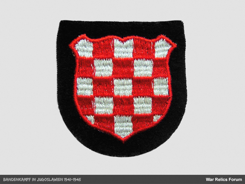 Bandenkampf in Jugoslawien 1941-1945 : 0099 | Insignia | 13. Waffen ...