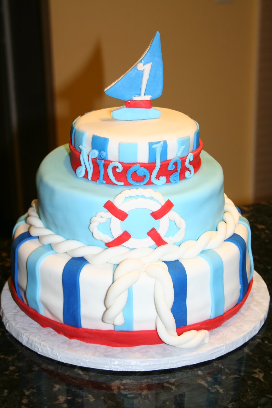 CAKES AND MORE: Marine - Beach - Water - Birthday Cake