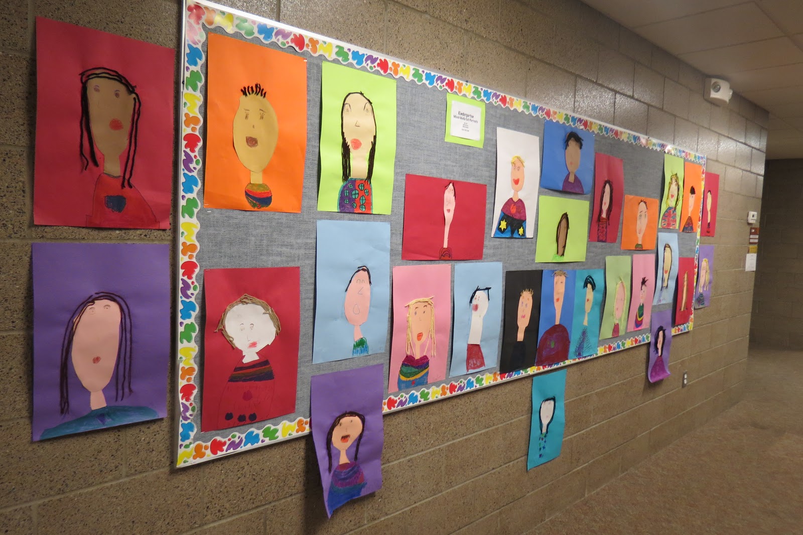 CKS Art: Kindergarten Self-Portraits