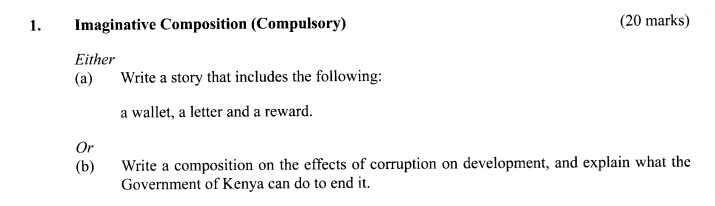 KCSE SET BOOKS ESSAY QUESTIONS and ANSWERS : HOW TO EARN 19-20 MARKS IN ...