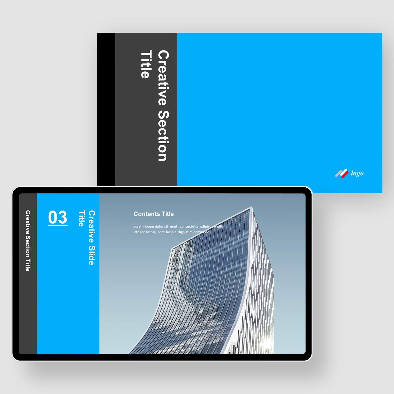 Vertical Three Column PowerPoint Templates - PowerPoint Free