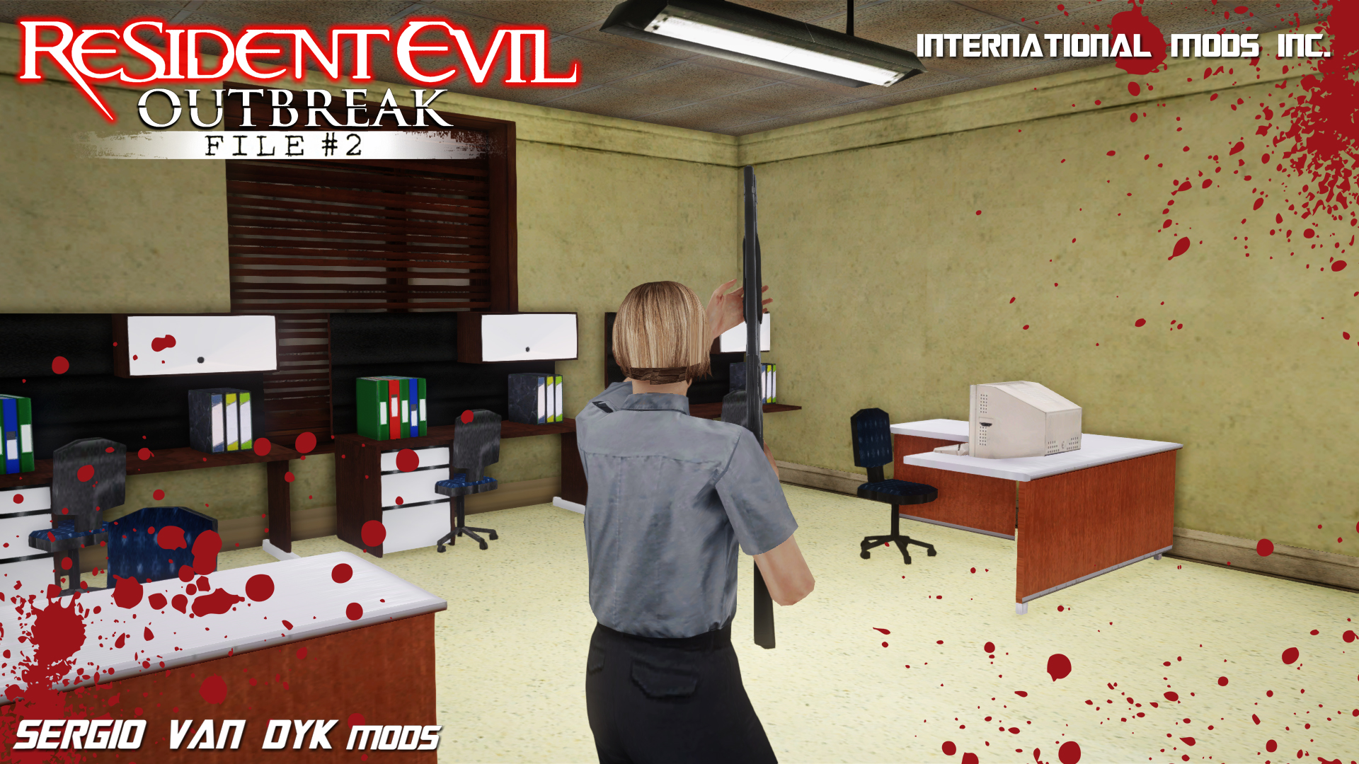 SERGIO_VAN_DYK Mods: Rita Phillips RPD - Resident Evil Outbreak