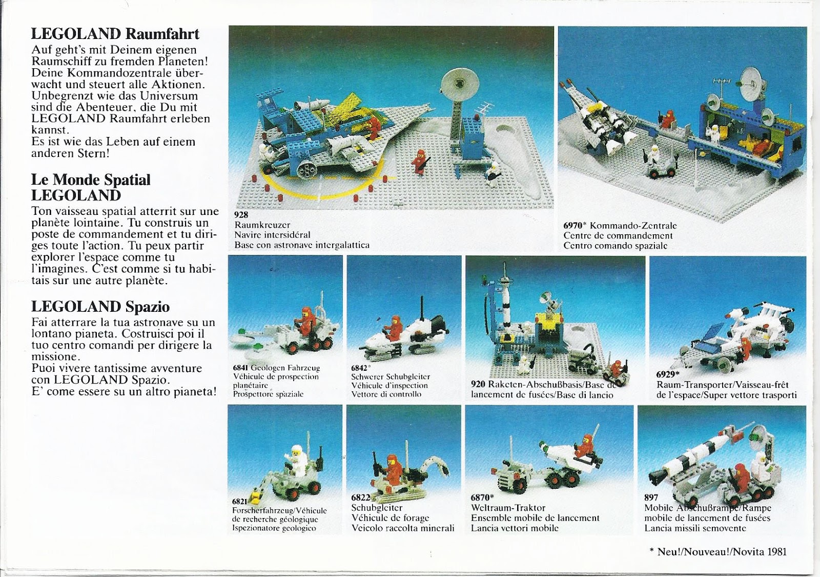 LEGO, quando i cavalli erano un po' astratti: il catalogo LEGOLAND del 1981