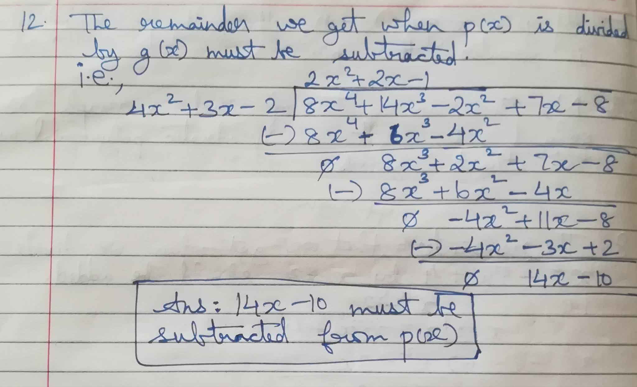 NCERT Class-10 Maths Chapter-2:Polynomials Worksheet - 1