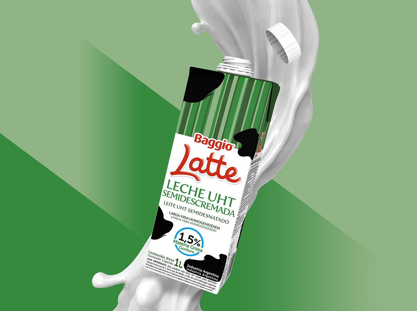 Baggio Latte Whole UHT Milk – Packaging Of The World