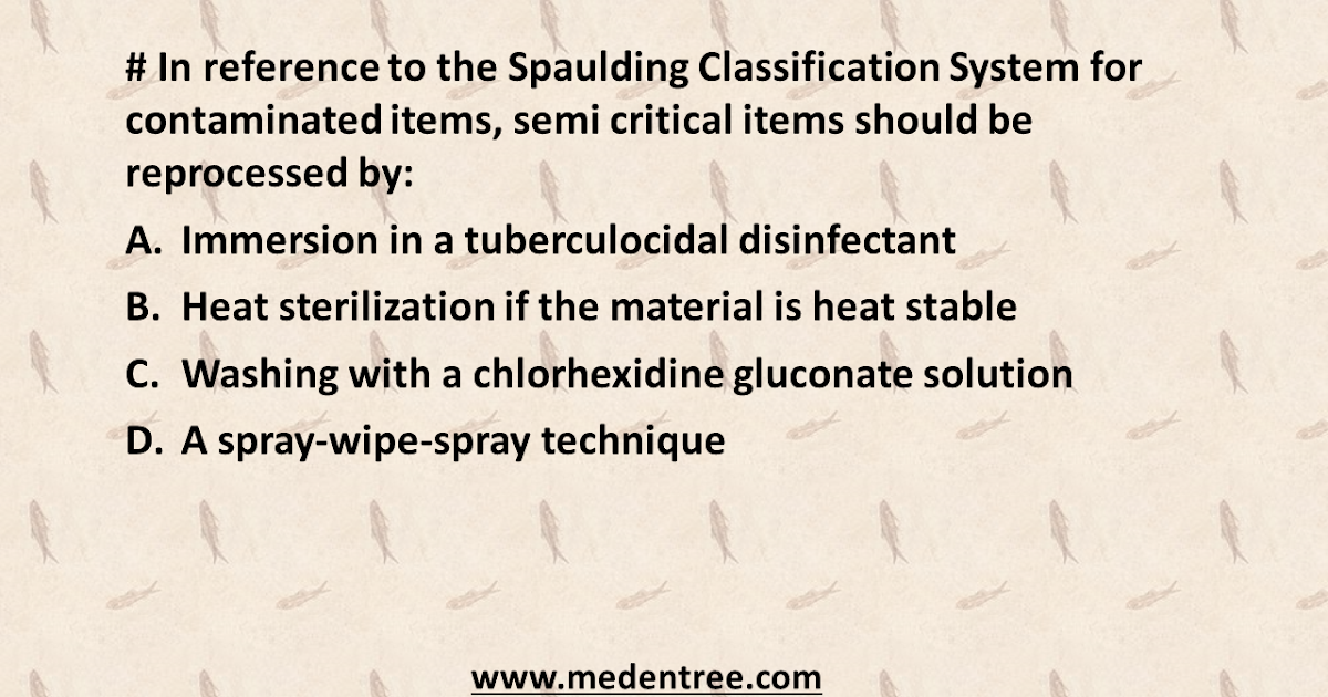 Dentosphere : World of Dentistry: Sterilizing Semi critical items