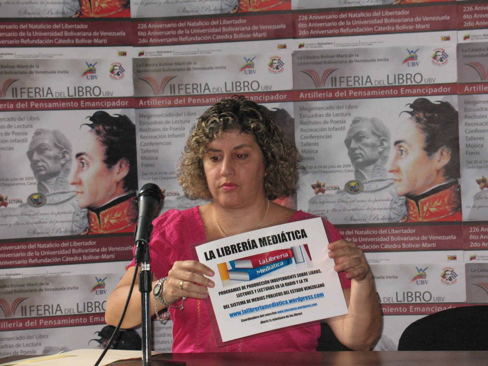 Cátedra Bolívar-Martí: II Feria del Libro UBV. Artilleria del ...