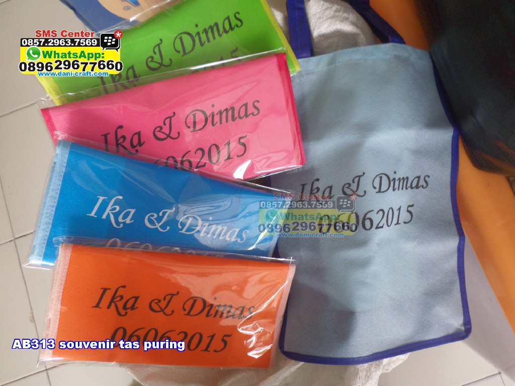 Souvenir Tas Puring | Souvenir Pernikahan