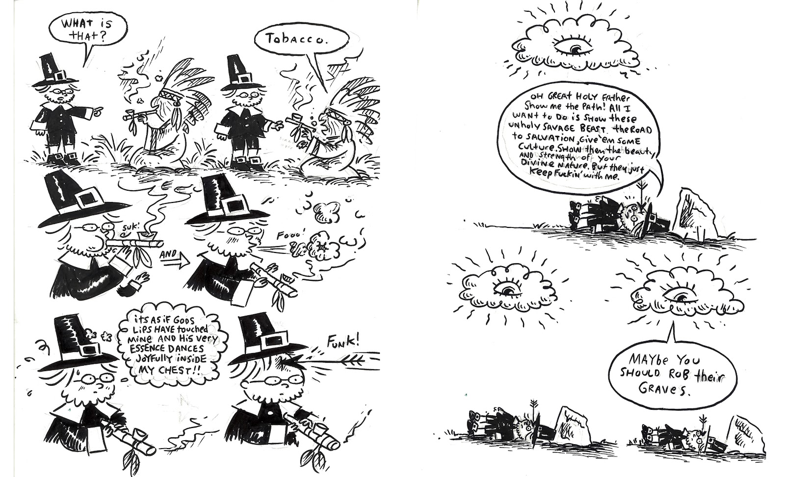 (ribald) cartoon picture stories