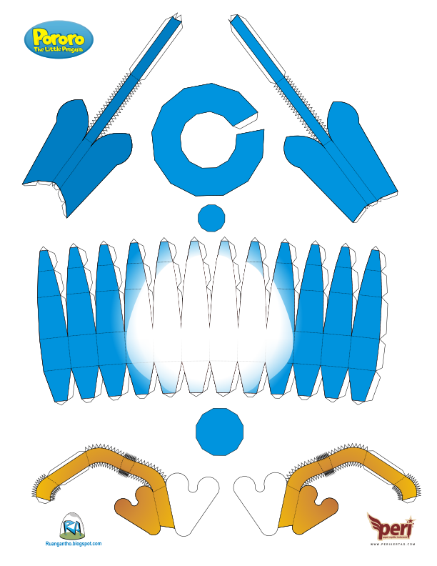 Papercraft Pororo ~ GEMTI18