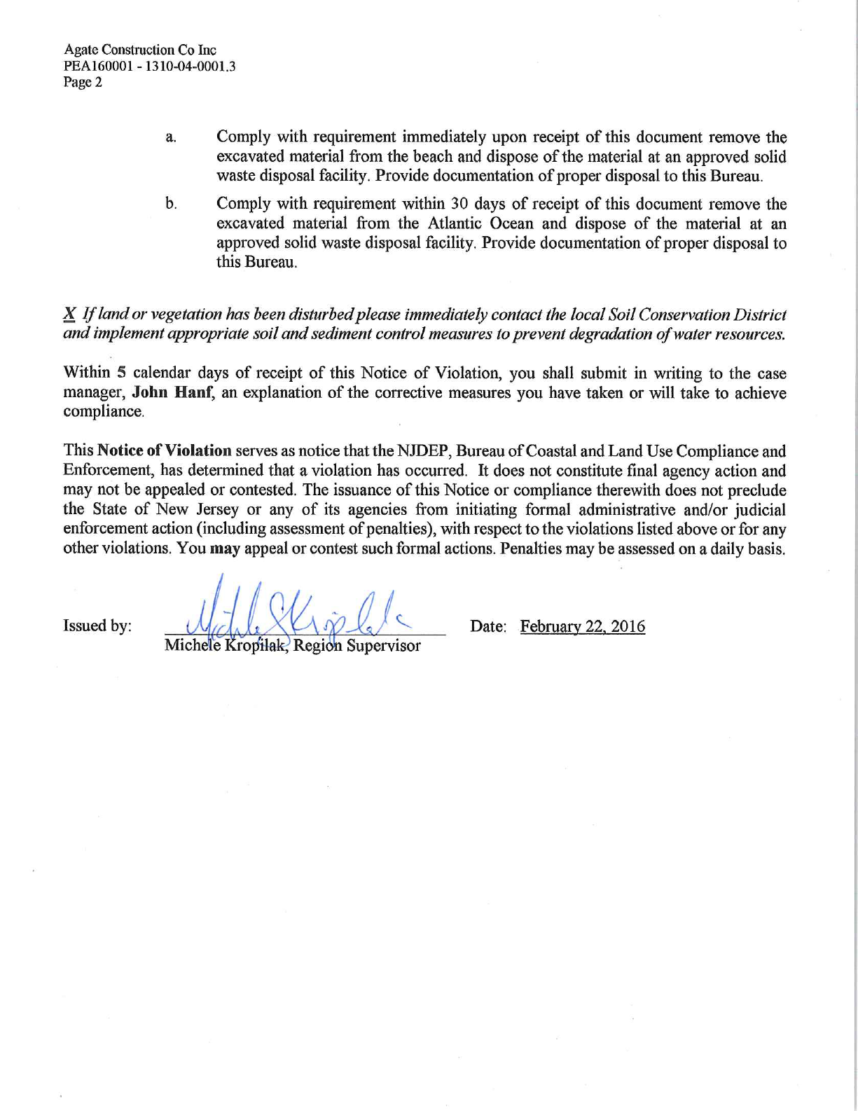 Clean Ocean Action: ILLEGAL DUMPING IN DEAL!