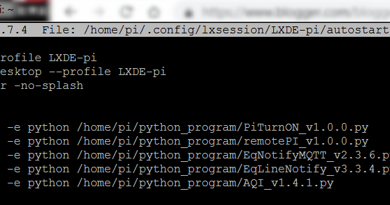 半工室 Arduino Python NodeMCU: 一起學 Python 104 : Raspberry pi 開機自動運行 Python 程式碼