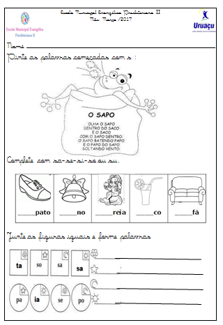 Professora Márcia Maria: atividades sa se si so su
