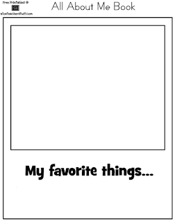 Autism Tank: All About Me Book and Worksheet