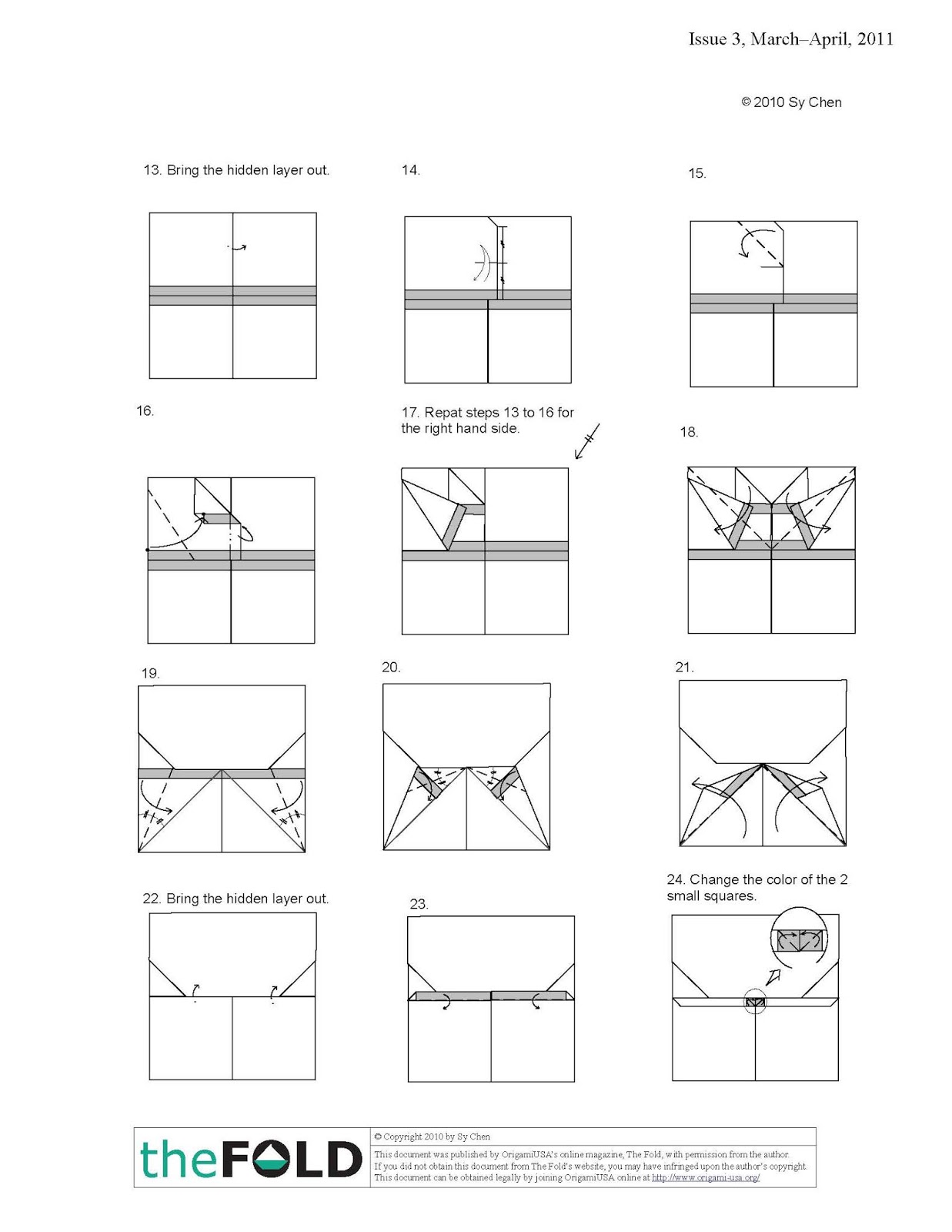 Origami The Fold Magazine 3 - Ruby Book Origami