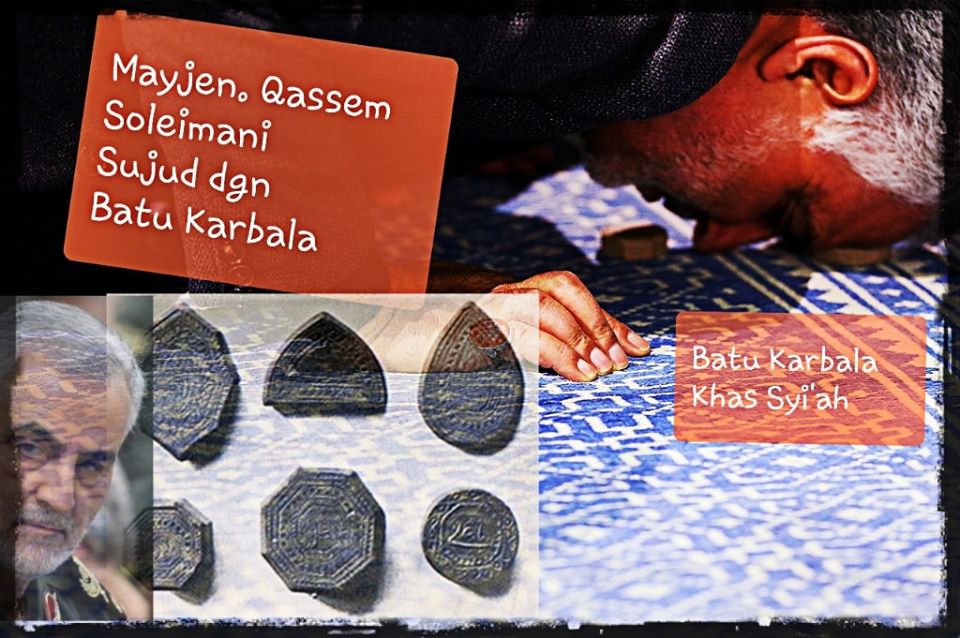 Batu Karbala di Tempat Sujud Mayjen. Qassem Soleimani, Sembahyang Khas ...