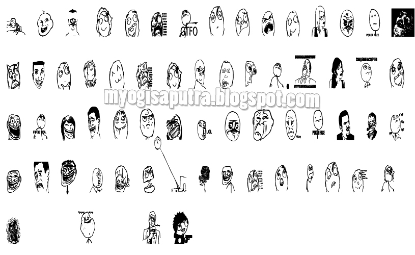 Rages Face Font - Font Meme Comic | MYOGISAPUTRA | Informasi Dunia ...