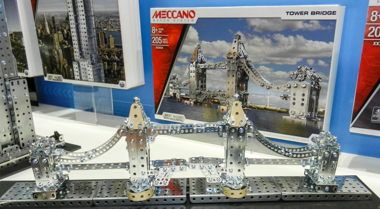 MECCANO TOWER BRIDGE 742 PART Build Play REAL METAL New Sealed ...