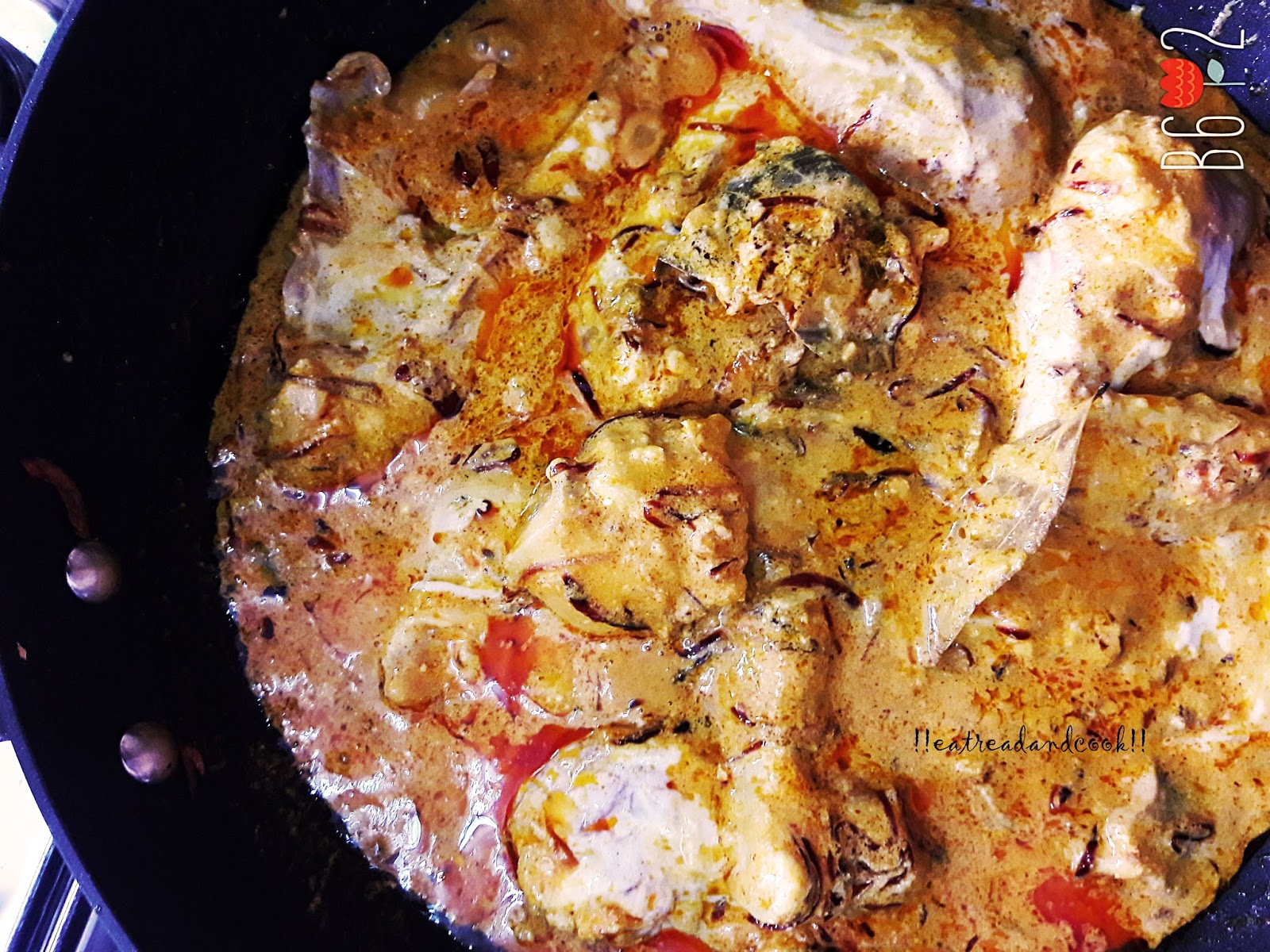 Kesari Murgh / Chicken in Saffron infused Gravy