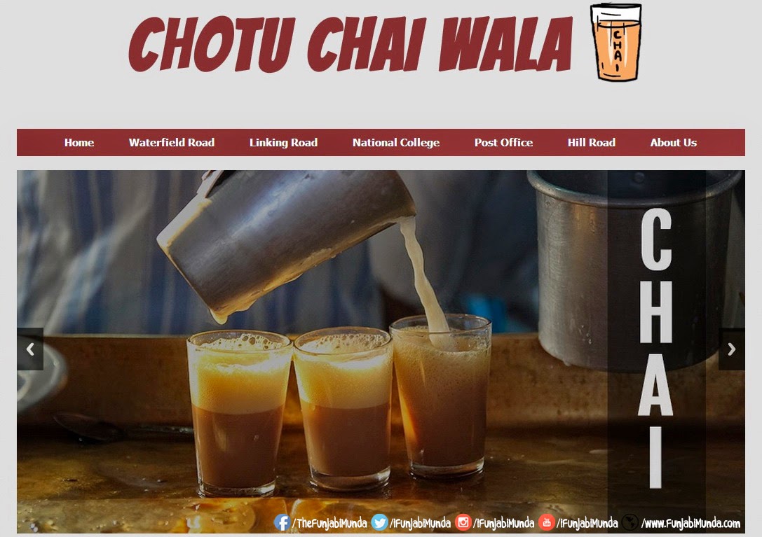 Chotu Chai Wala - Bombay’s Cutting Chai Online! - fuNJABi MuNDA