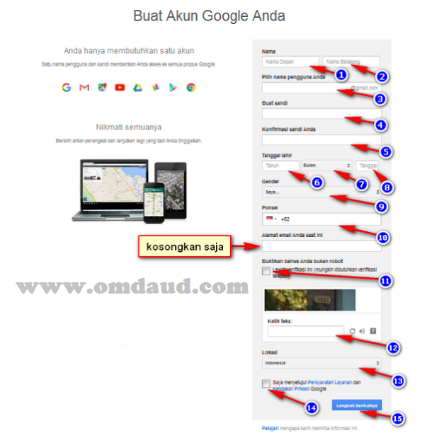 Cara membuat GMAIL baru dengan langkah Mudah (khusus Pemula) ~ om daud