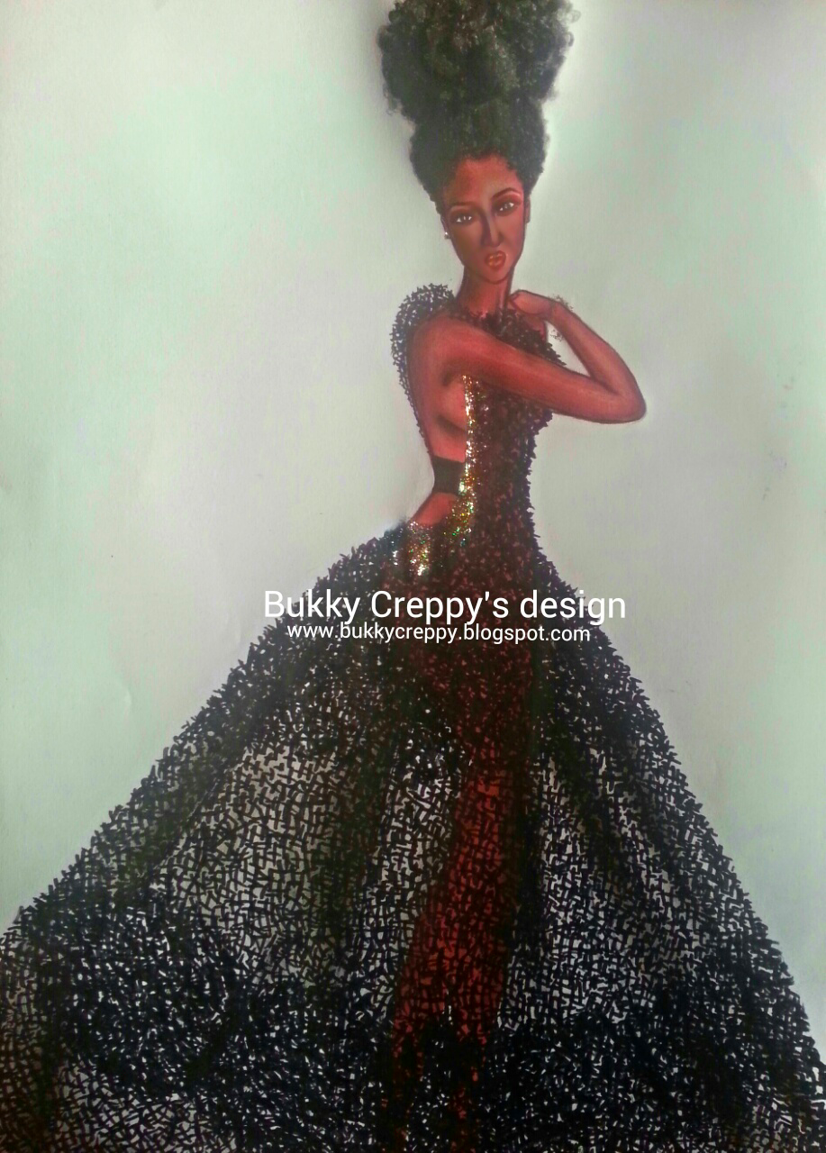 Paper Fashion Sketches