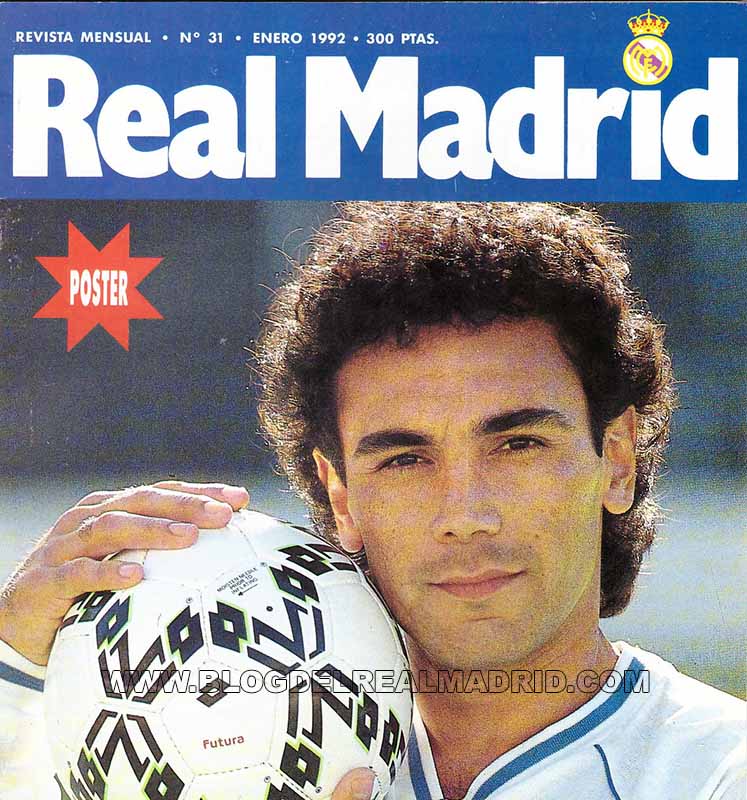 Hugo Sánchez - Revista Oficial Real Madrid (1992) | Blog del Real Madrid