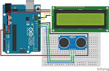 MENAMPILKAN DATA SENSOR ULTRASONIK KE LCD 16X2 ARDUINO | SINAU PROGRAMMING